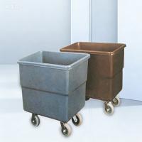 China Fiberglass Linen Cart Large Capacity Laundry Trolley for Hotel Housekeeping for sale