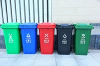 China 240L Heavy-Duty Wheeled Garbage Can for Commercial & Household Use Outdoor Waste Container for sale