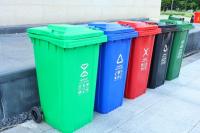 China 240L Heavy-Duty Wheeled Garbage Can for Commercial & Household Use Outdoor Waste Container for sale