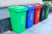 China 240L Heavy-Duty Wheeled Garbage Can for Commercial & Household Use Outdoor Waste Container for sale