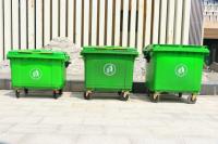 China 660 Liter Large‑Capacity Refuse Wheelie Bin Durable Plastic Waste Container for Outdoor Waste Collection & Waste Disposal for sale