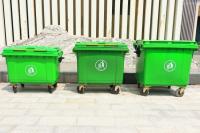 China 660 Liter Large‑Capacity Refuse Wheelie Bin Durable Plastic Waste Container for Outdoor Waste Collection & Waste Disposal for sale