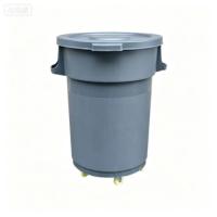 China Fiberglass Linen Cart Large Capacity Laundry Trolley for Hotel Housekeeping for sale