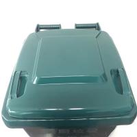 China Large Thickened Wheeled Plastic Commercial Sanitation Trash Bin With Lid , Outdoor Mobile Waste Container For Street, Park, Community for sale