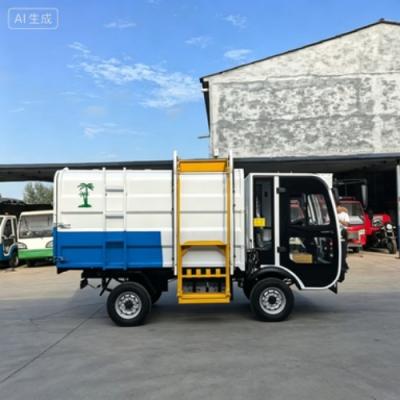 China Zero‑Emission Electric Side Bin Lifter Garbage Truck For Community Waste Collection for sale