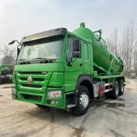 China Heavy‑Duty Vacuum Suction Waste Transport Truck For Sewage , Sludge & Septic Waste Collection for sale