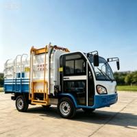 China Electric Hydraulic Bin‑Lifter Garbage Transfer Truck For Residential Community & Property Sanitation for sale