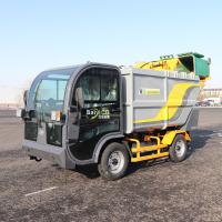 China Electric Four‑Wheel Rear‑Loading Garbage Transfer Truck with Bin Lifting & Self‑Loading Function for sale