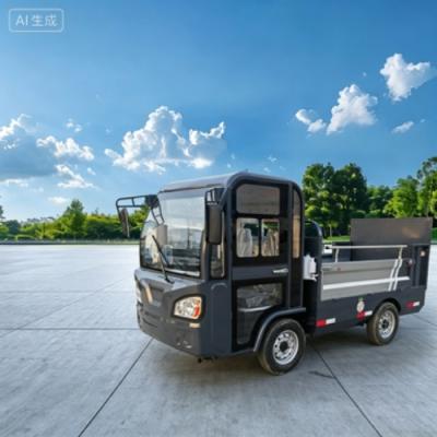 China Fully‑Enclosed New‑Energy Hydraulic Tail‑Lift Waste Transfer Truck for Street Garbage Collection for sale