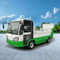 China Fully‑Enclosed New‑Energy Hydraulic Tail‑Lift Waste Transfer Truck for Street Garbage Collection for sale