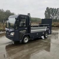 China `Enclosed Cabin 8‑Bin Garbage Transport Truck With Tail Lift, Electric Sanitation Waste Collection Vehicle` for sale