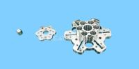 China Custom Precision Metal Parts with ±0.01mm Tolerance CNC Machining Service Using 5-Axis Machining Center and Multi-Material Capability for sale