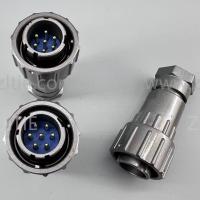 China FQ18 Series 7 Pin Circular Connector Straight Wire Spring Female Plug FQ18-7TK for sale