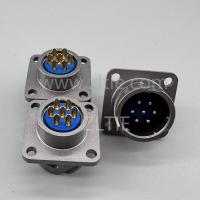 China FQ18 Series 7-Pin Square Flange Male Socket FQ18-7ZJ for sale