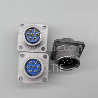 China FQ18 Series 7-Pin Square Flange Male Socket FQ18-7ZJ for sale