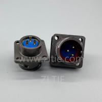 China FQ18 Series 3-Pin Square Flange Male Socket FQ18-3ZJ for sale