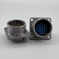 China FQ24 Series 19-Pin Square Flange Male Socket FQ24-19ZJ for sale