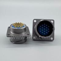 China FQ24 Series 19-Pin Square Flange Male Socket FQ24-19ZJ for sale