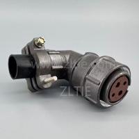 China 2PM-22 Series 4 Pin Female Angled Cable Plug Unshielded  2РМТ22КУН4Г1В1В for sale