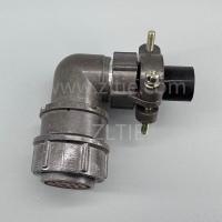 China 2PM-22 Series 10 Pin Female Angled Cable Plug Unshielded  2РМТ22КУН10Г1В1В for sale