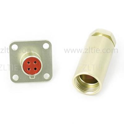 China Push-pull PCB4TPK 4 Pin Female Straight Plug with Cover Solder CupsРС4ТВ RS4TV for sale