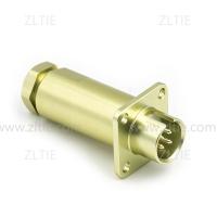 China Push-pull PCB4ZPJ 4 Pin Male Socket with Cover Solder Cups РС4ТВ RS4TV for sale