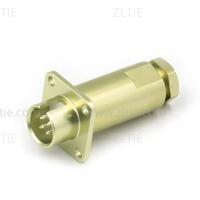 China Push-pull PCB4ZPJ 4 Pin Male Socket with Cover Solder Cups РС4ТВ RS4TV for sale