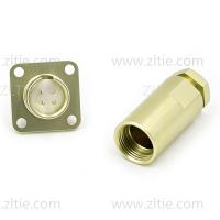 China Push-pull PCB4ZPJ 4 Pin Male Socket with Cover Solder Cups РС4ТВ RS4TV for sale