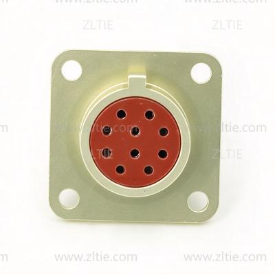 China Push-pull PCB10TK 10 Pin Female Straight Plug Solder Cups РС10ТВ RS10TV for sale