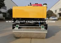 China Hydraulic Drive 800KG Mini Drum Roller Black Mini Vibratory Road Roller for sale