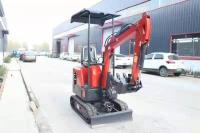 China Casting Iron Steel Mini Excavator Machine 1600mm Digging Depth for sale