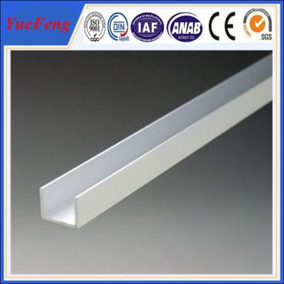 China Custom Anodized Aluminum Extrusions U Channel For Electronics for sale