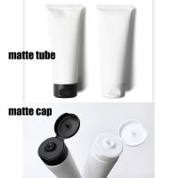 China 100ml Matte Cosmetic Plastic Soft Tube with Customizable Printing for Beauty Packaging for sale