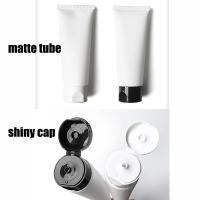 China 100ml Matte Cosmetic Plastic Soft Tube with Customizable Printing for Beauty Packaging for sale