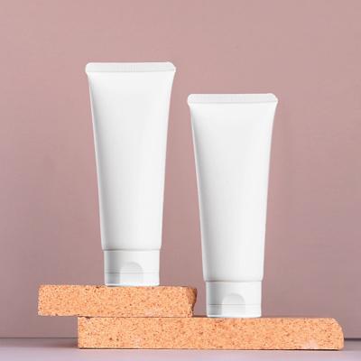 China 100ml Matte Cosmetic Plastic Soft Tube with Customizable Printing for Beauty Packaging for sale