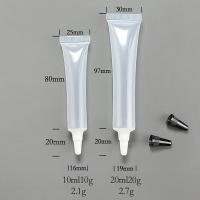 China 10ml 20ml Capacity Cosmetic Plastic Soft Tube with Glossy or Matte Surface Finish for Creams Lotions and Gels Packaging for sale