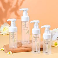 China Round Cylinder Shape Plastic Foam Bottle 100ml 120ml 150ml and 200ml for sale