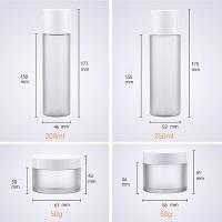 China ABS Plastic Lid Material Plastic Cosmetic Bottles & Jars Featuring High Impact Resistance Durable Cosmetic Packaging for Creams Ideal for Beauty Industry for sale