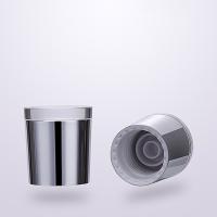 China Round Shouder Cosmetic Bottles And Round Lid Jars For Dispensing Creams Lotions And Serums for sale