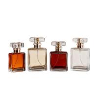 China UV Silver Cap Elegant Glass Perfume Bottle Featuring Spraying or Frosting Finishes Perfect for Scent Presentation and Custom Colors 20ml 30ml 50ml 100ml for sale