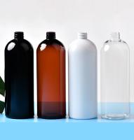China 1000ml Leak-proof Shatter-resistant Plastic Cosmetic Bottle and PET Cosmetic Bottle for Shower Gel for sale