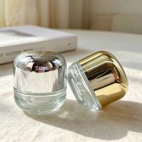 China 30g 50g Cosmetic Glass Jars with Screw Cap Designed to Prevent Contamination and Extend Shelf Life for sale