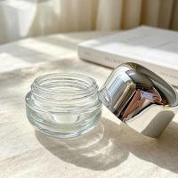 China 30g 50g Cosmetic Glass Jars with Screw Cap Designed to Prevent Contamination and Extend Shelf Life for sale