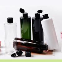 China Hot Stamping 500ml Plastic PET Shampoo Bottles Made from Plastic PET Featuring Screen Printing Surface Handling for Elegant Cosmetic Packaging for sale