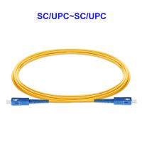 China 0.9mm 2.0mm Single Core Fiber Cable Sc Upc Patch Cord CE Approved for sale
