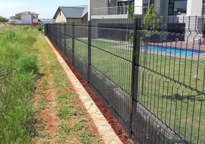 China V Bend PVC Coated Welded Wire Mesh 2.5m Width High Security Mesh Fencing for sale