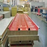 China 64kg/m3 Glass Wool Sandwich Panel Building Insulation Material for sale
