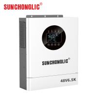 China 6500W 48V Pure Sine Wave Hybrid Solar Inverter MPPT Inverter Charger with UPS for sale
