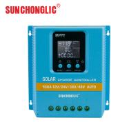 China 100A Multi-Voltage PWM Solar Charge Controller with LCD Display for Home Use for sale