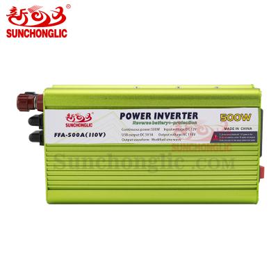China FFA-500A 500VA Modified Sine Wave Inverter with Reverse Connection Protection and 5V 1A USB Interface for sale